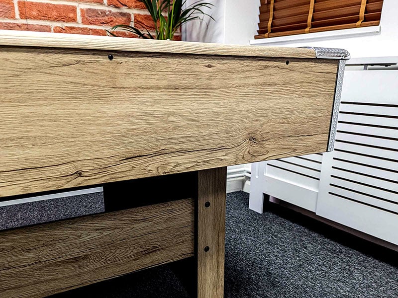 Signature Dean Pool Table: Grey Oak Finish – Man Cave Geek