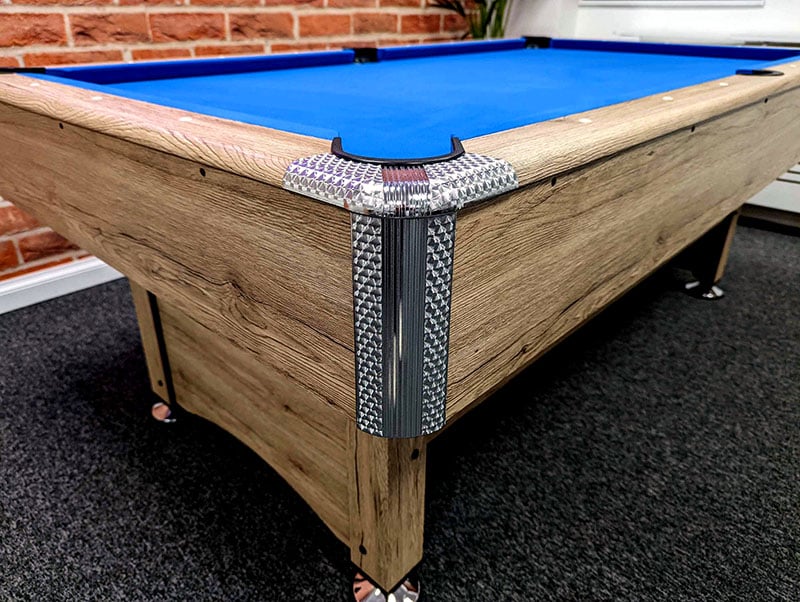 Signature Dean Pool Table: Grey Oak Finish – Man Cave Geek