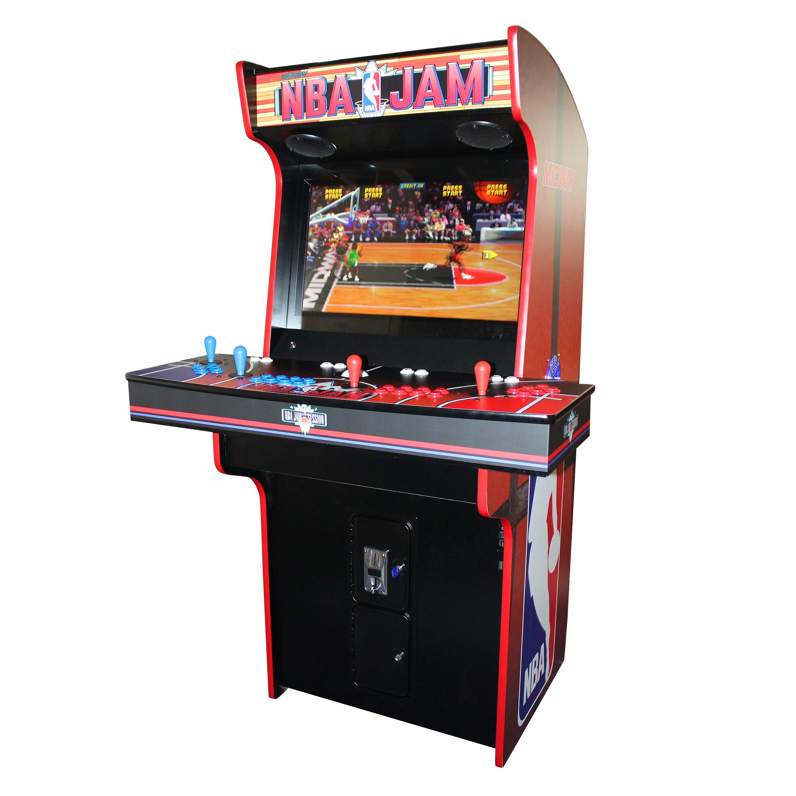 NBA Jam Evo 4 Player Arcade Machine – Man Cave Geek