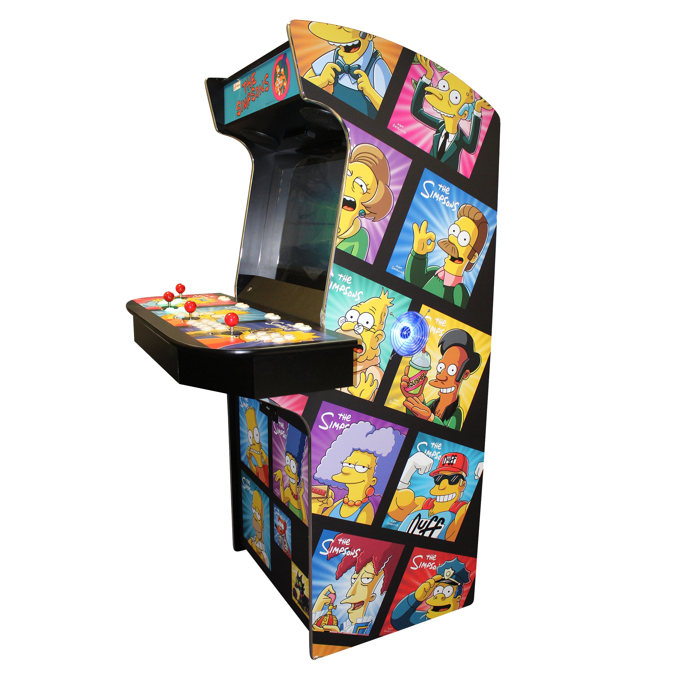Simpsons 4 Player Evo Arcade Machine – Man Cave Geek